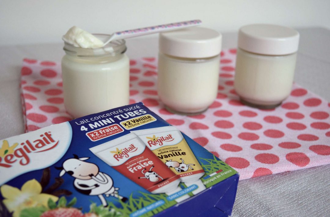 Yaourt & glace facile avec Régilait - Quand Julie Patisse