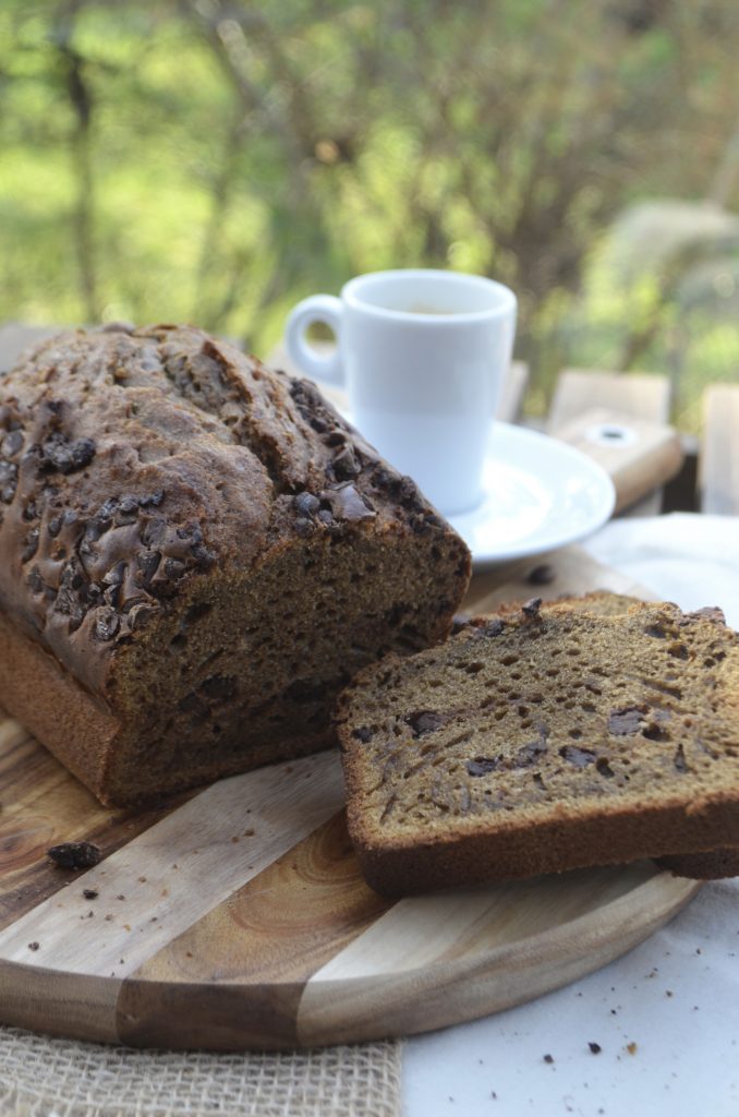 Mon cake au café et aux pépites de chocolat - recette rapide